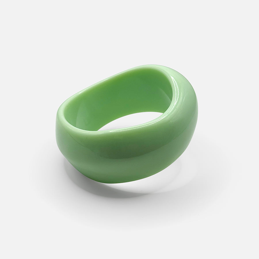 Mint Sculpt Bangle – SAEGE