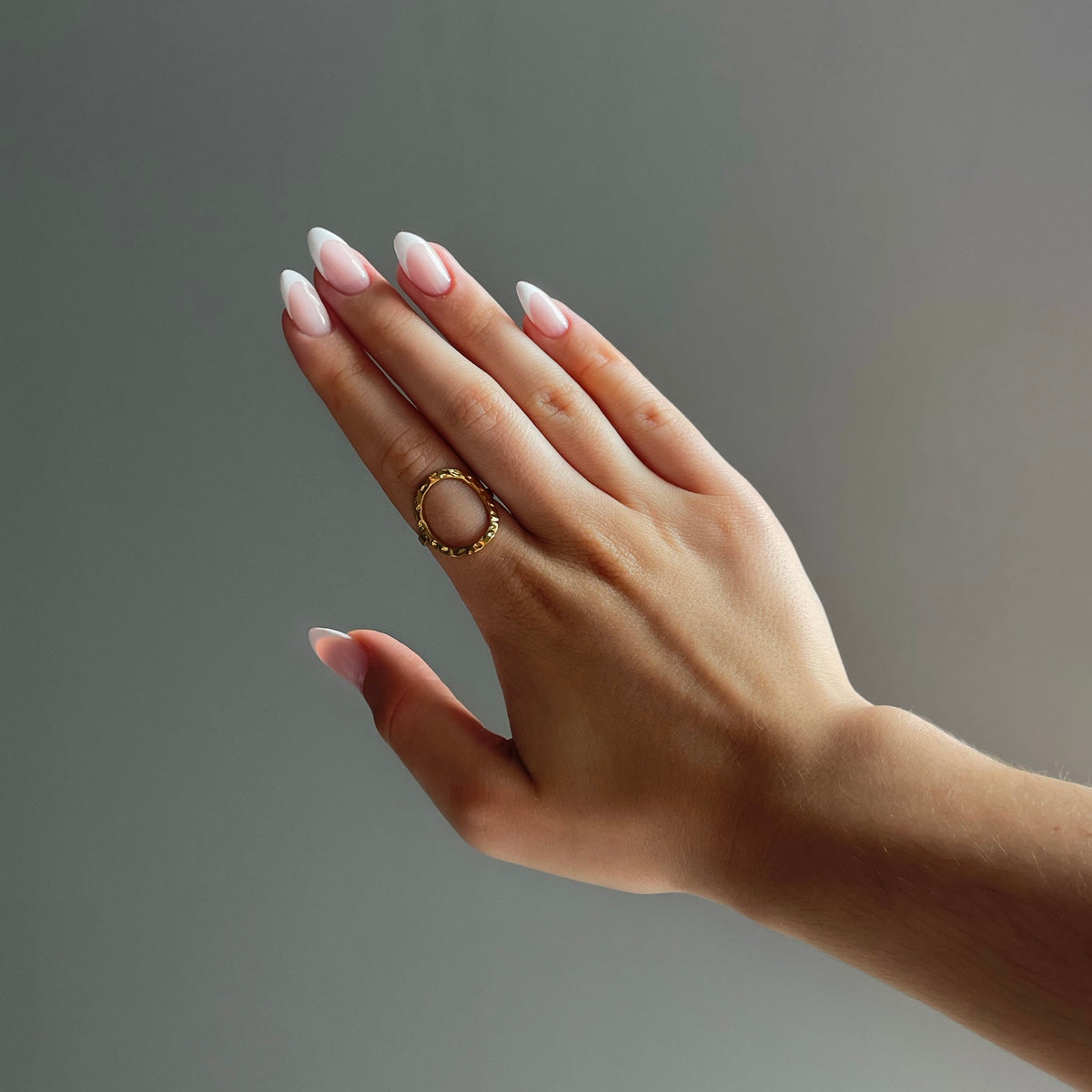 ADJUSTABLE OVAL RING - GOLD – SAEGE CO